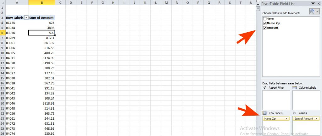 Quickbooks Sales by Zip Code - Doug Moore